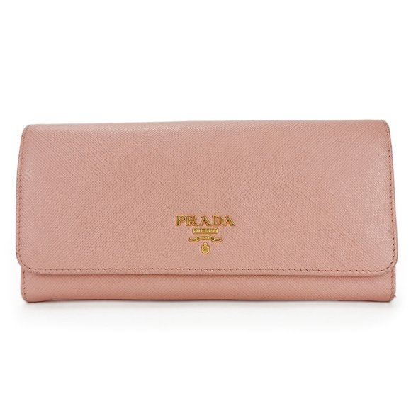 Prada | Accessories | Prada Long Wallet Bifold Mh132 Saffiano Leather ...